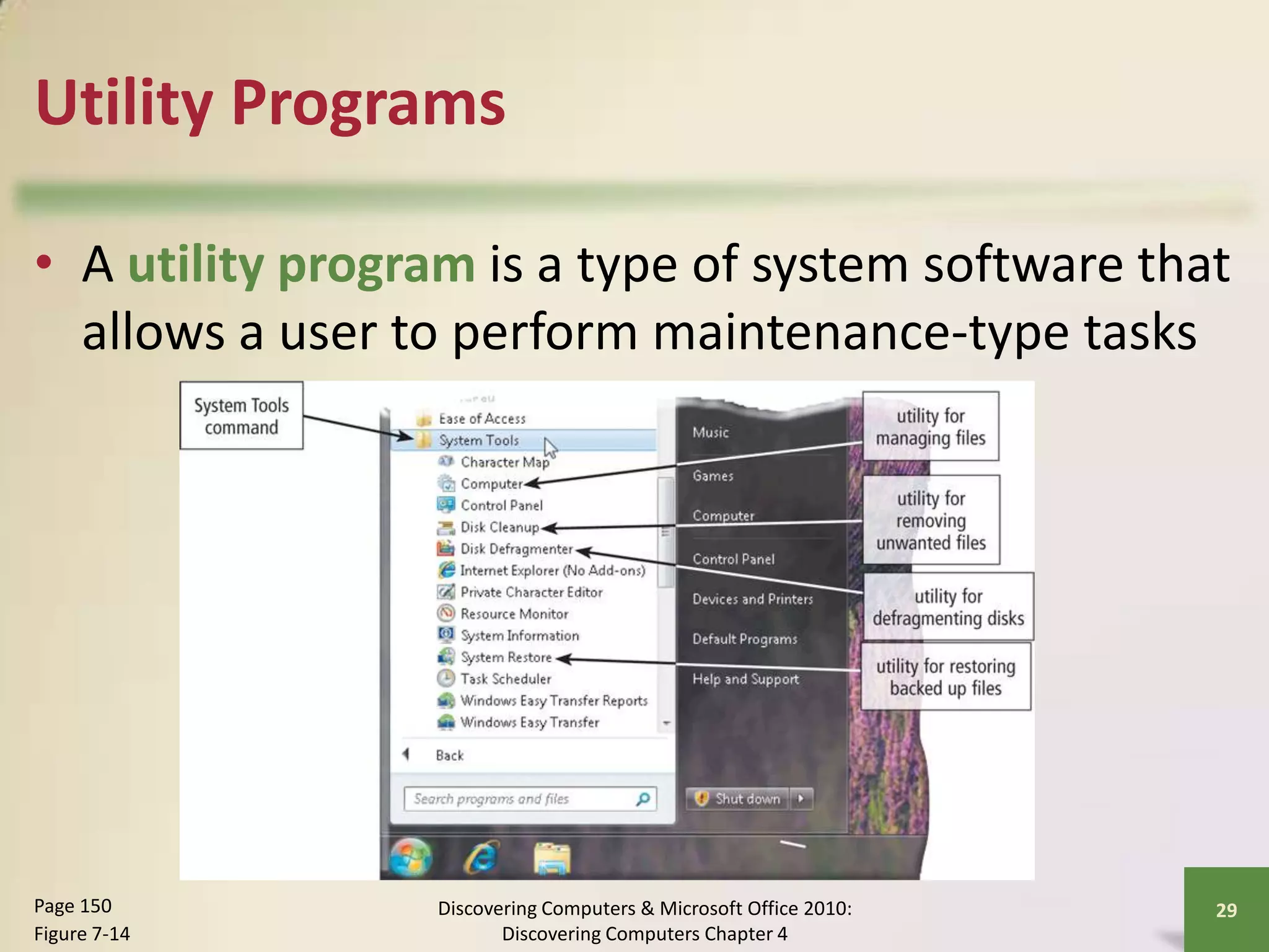 CH. 4 Operating Systems and Utility Programs | PPTX
