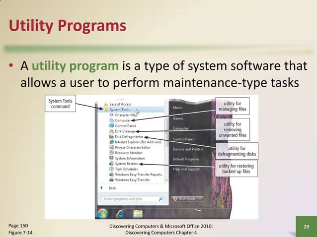 CH. 4 Operating Systems and Utility Programs | PPT