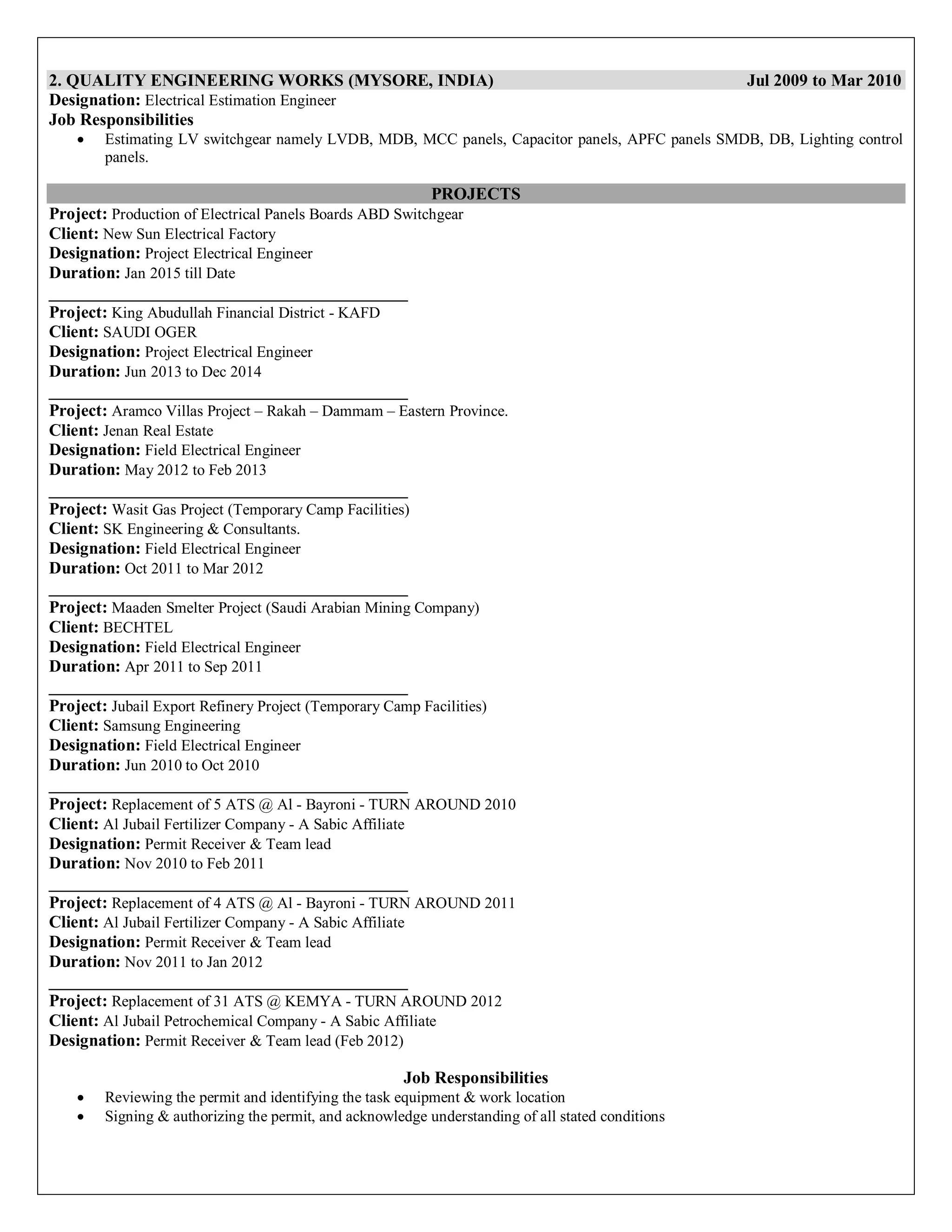 Zuber Ahamed Resume _2016 | PDF