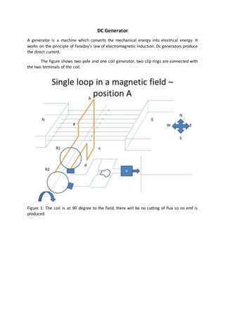 Dc generator | DOCX | Physics | Science