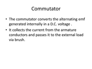 Dc generator | PPTX | Physics | Science