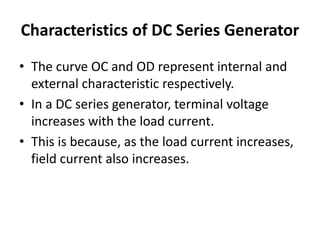 Dc generator characteristics | PPTX
