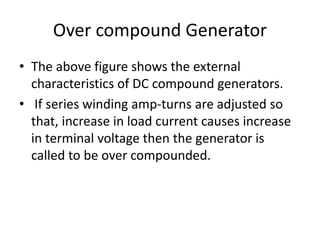 Dc generator characteristics | PPTX