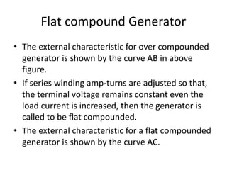 Dc generator characteristics | PPTX