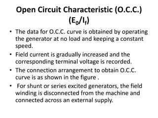 Dc generator characteristics | PPTX