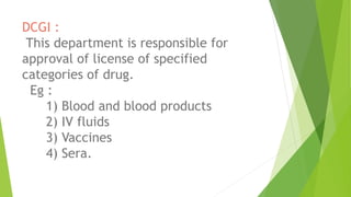 Drug Controller General of India | PPTX