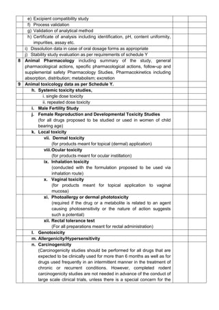 DCGI prescreening new drug applications | PDF