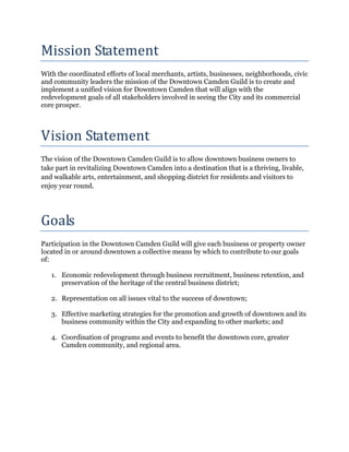 DCG Mission Statement | PDF