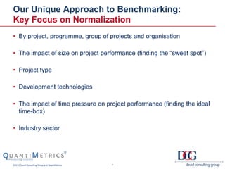 Benchmarking As a Tool for Optimising Software Development Performance | PPT