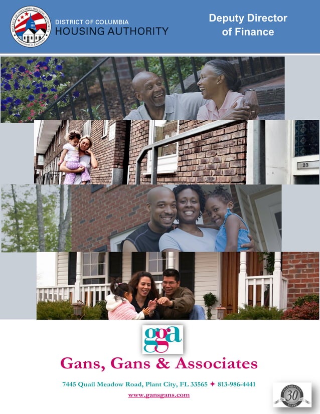 District of Columbia Housing Authority (DCHA) Deputy Director of ...