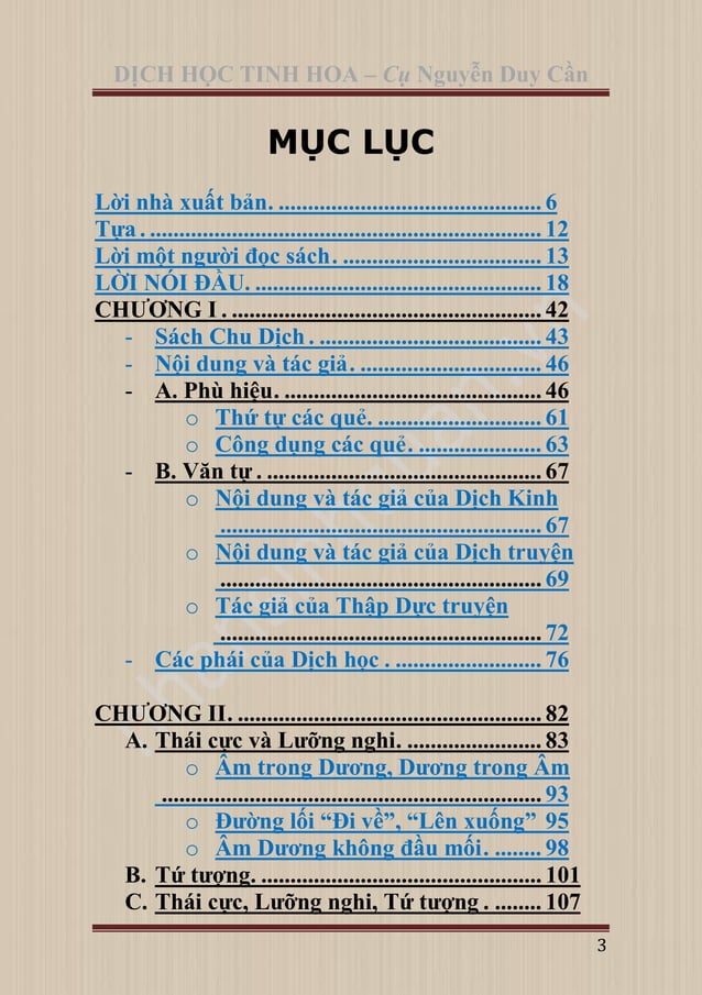 DỊCH HỌC TINH HOA NGUYỄN DUY CẦN | PDF
