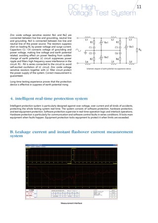 DC High Voltage Test System | PDF | Science