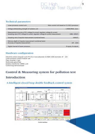 DC High Voltage Test System | PDF | Science