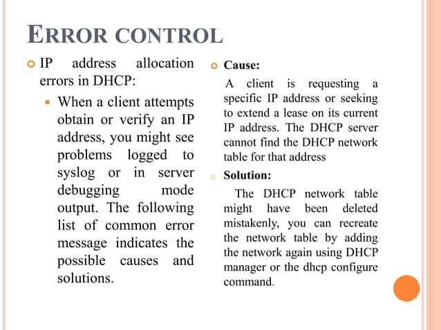 DCHP,NAT,forwarding of ip packets | PPTX | Computer Networking | Computing