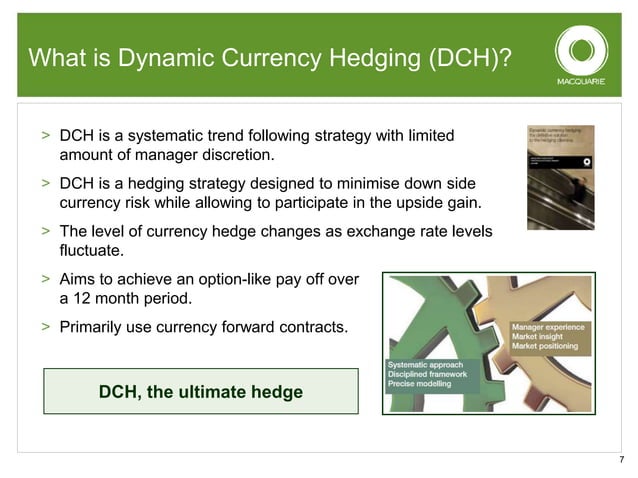 Dynamic Currency Hedging | PPT | Hedge Funds | Personal Investing