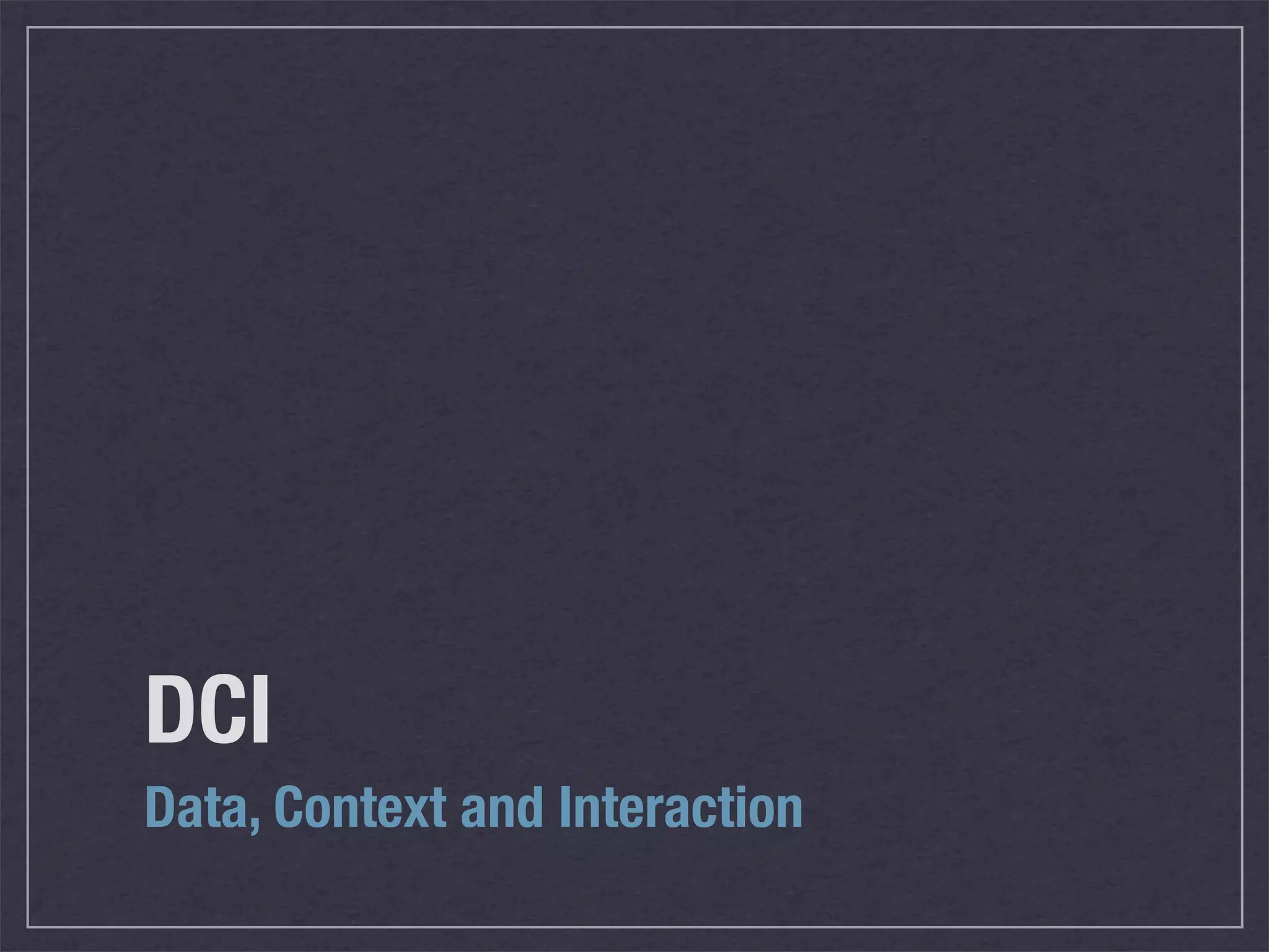 Data, Context and Interaction | PDF