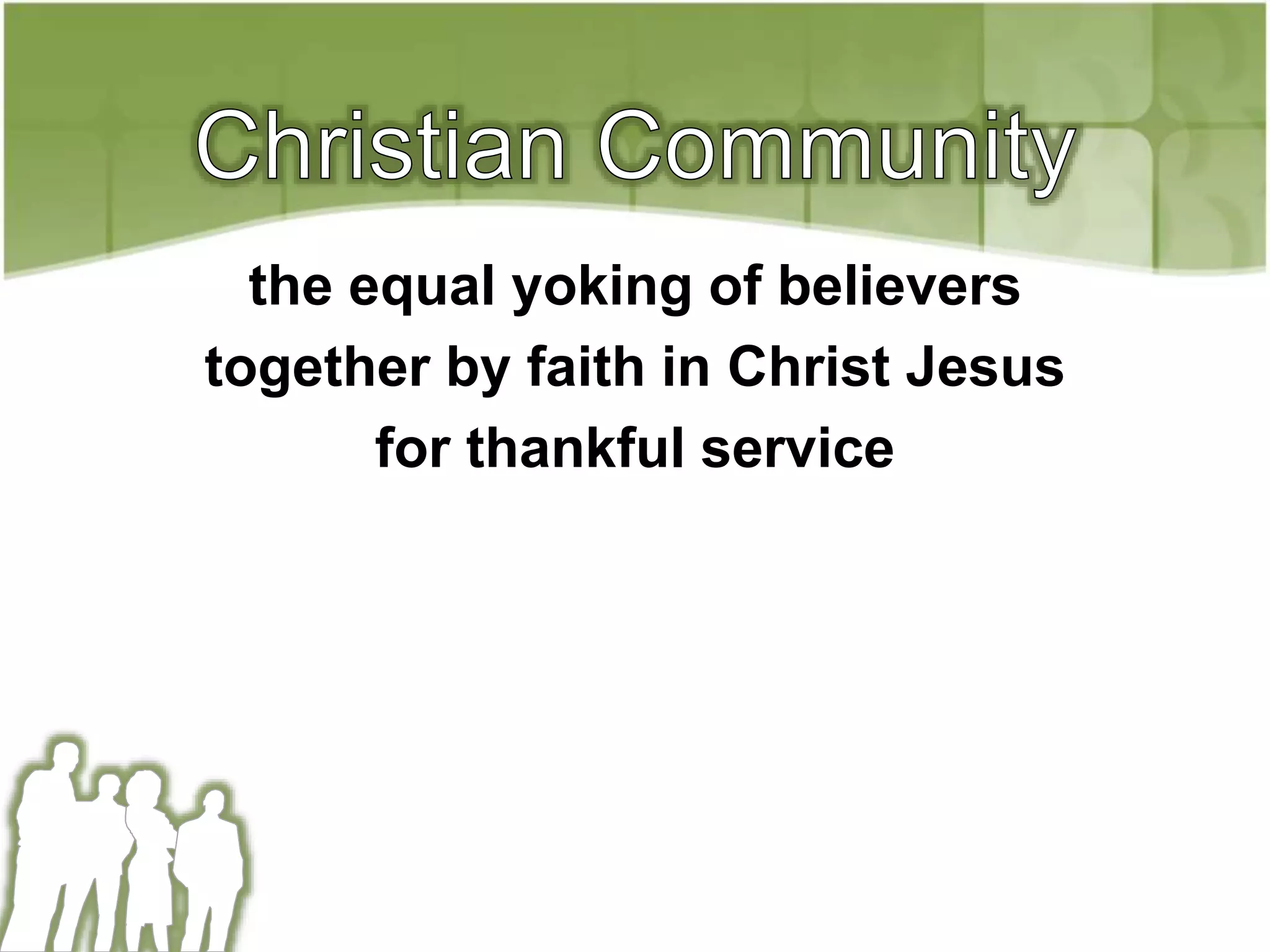 DCI Christian Community | PPTX