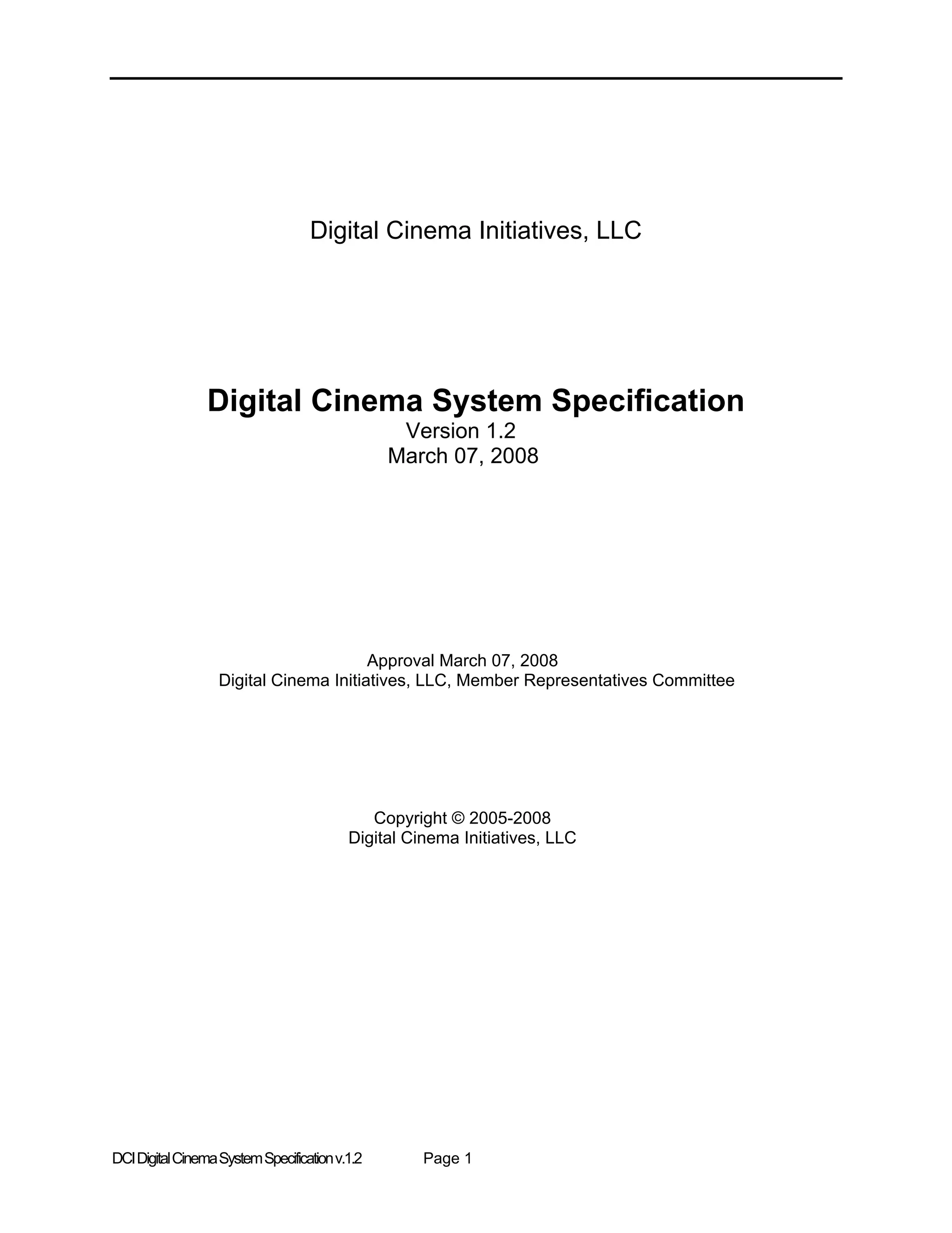 DCI Digital Cinema Spec | PDF | Graphics Software | Computer Software ...
