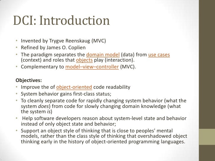 Marco Mancuso - Data Context Interaction