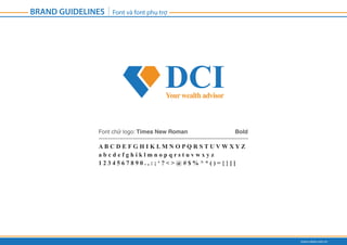 Thiết kế logo DCI | PDF
