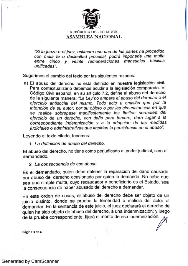 Décimo quinto bloque de observaciones al proyecto cogp | PDF