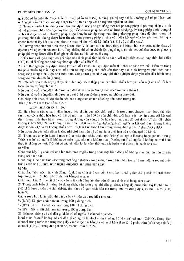 Dược điển việt nam iv 2009 (1) | PDF