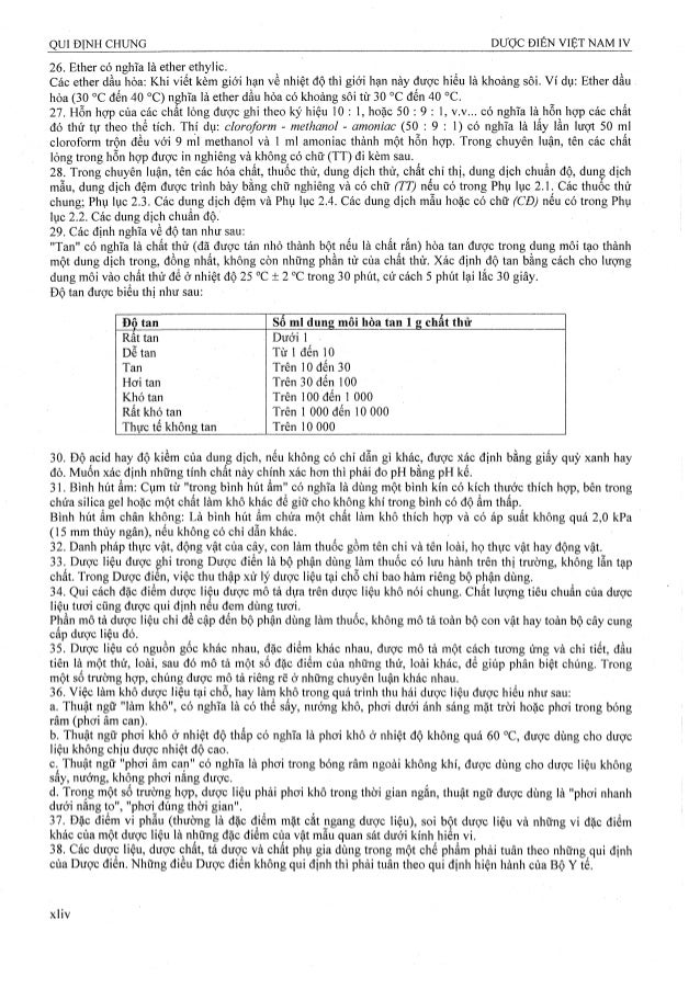 Dược điển việt nam iv 2009 (1) | PDF