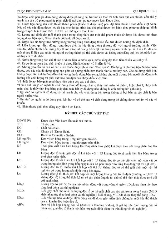 Dược điển việt nam iv 2009 (1) | PDF