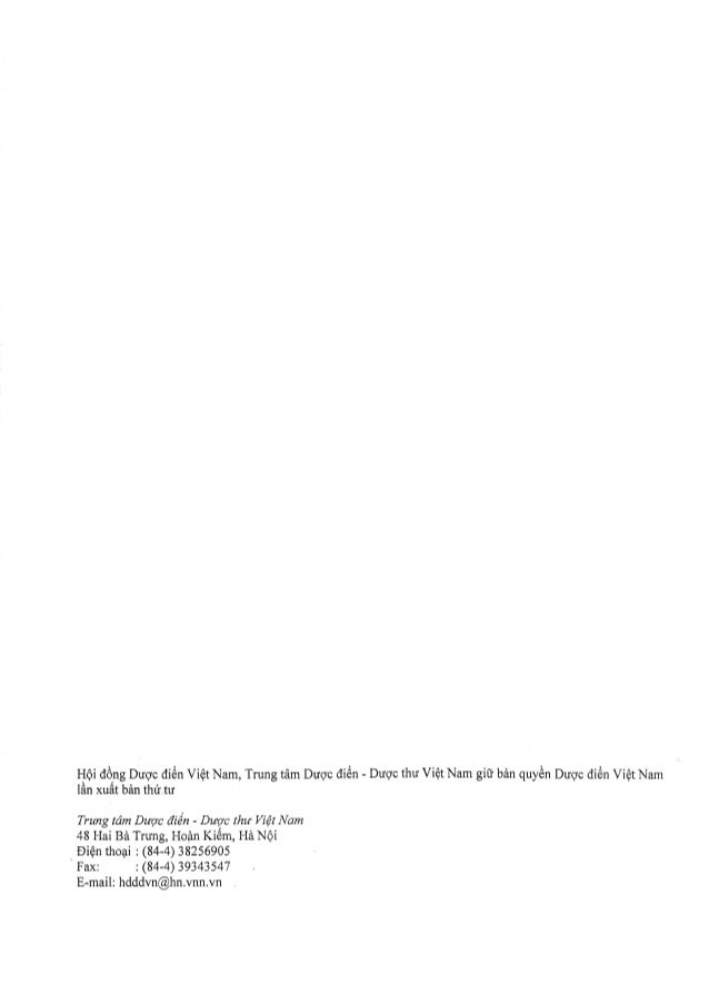 Dược điển việt nam iv 2009 (1) | PDF