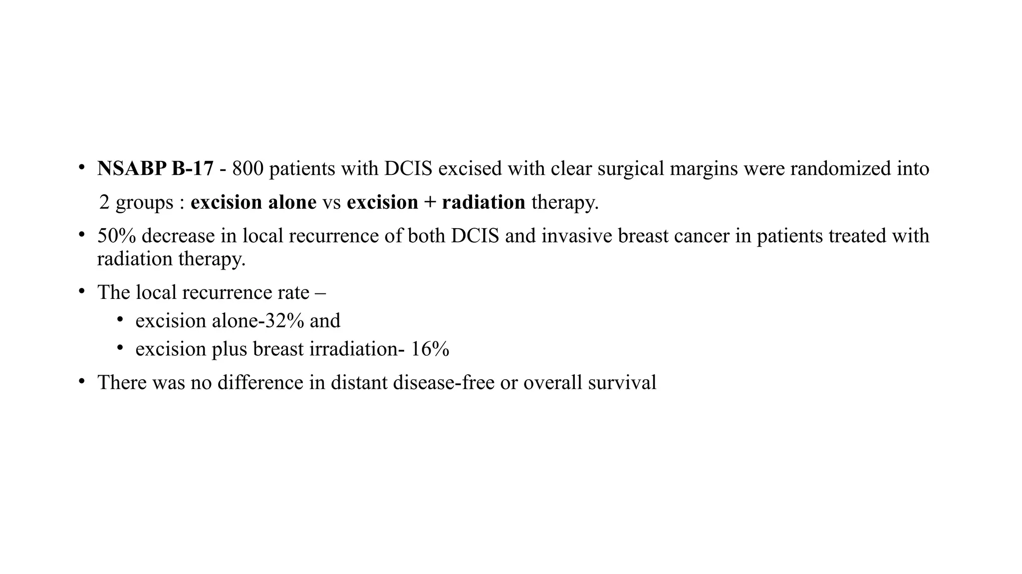 Ductal carcinoma in situ breast- management and pathology | PPTX