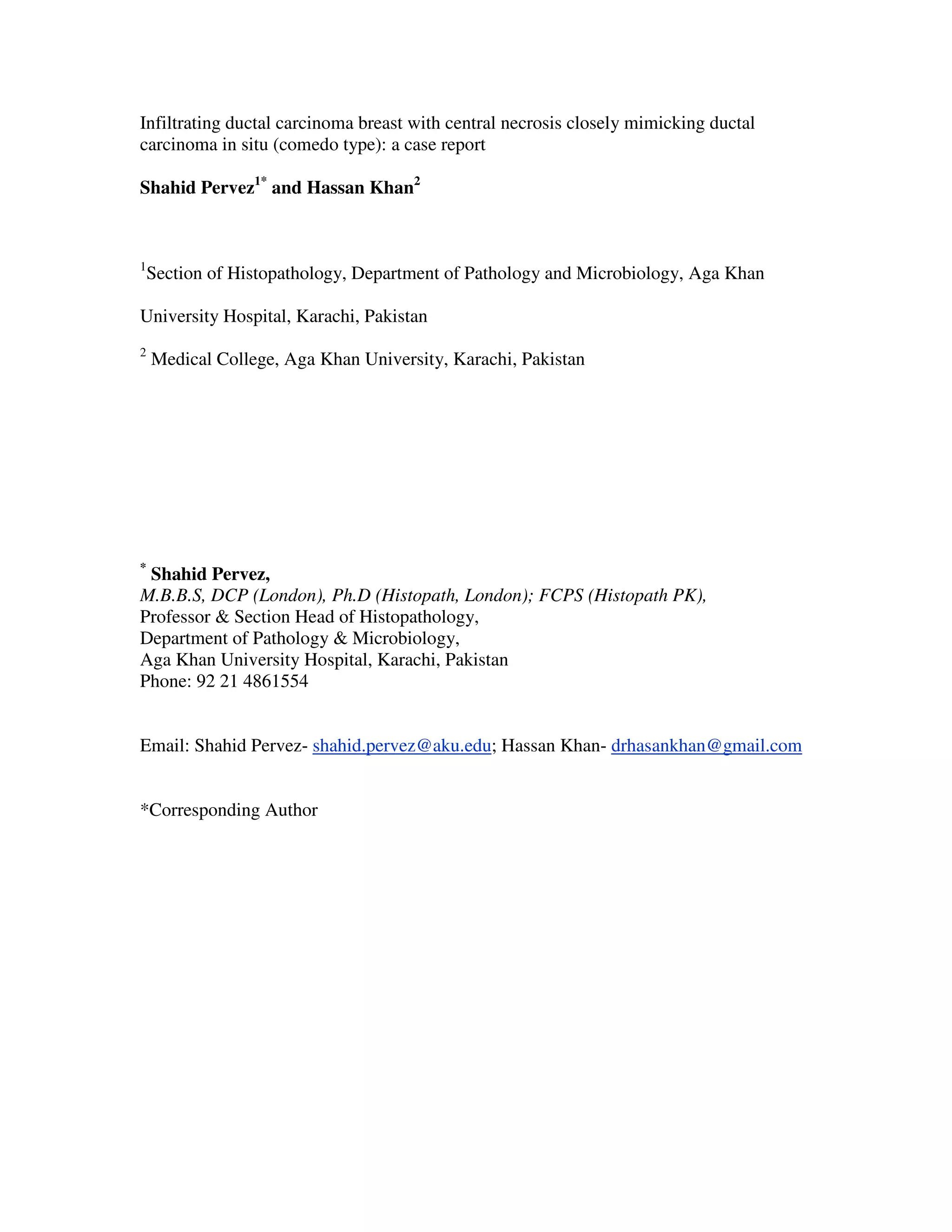 Dcis Breast Invasive | PDF