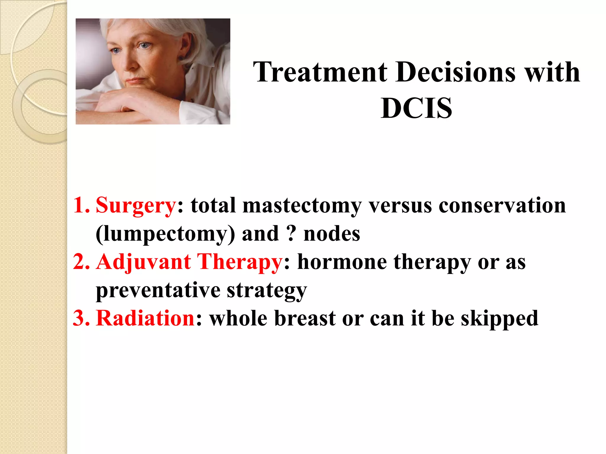 DCIS Breast Cancer | PPTX