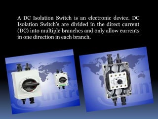DC Isolation Switch | PPTX