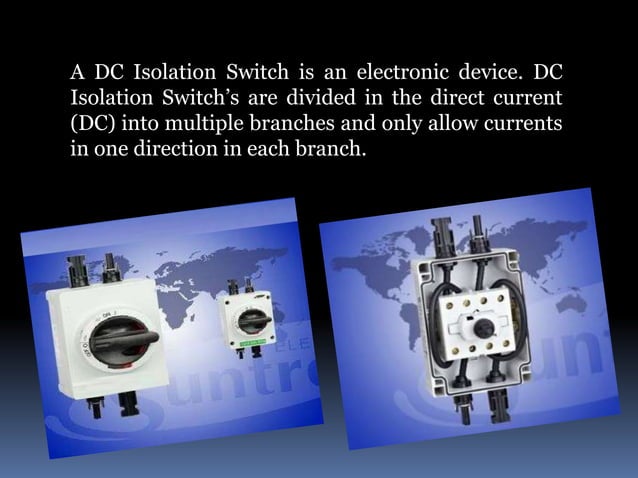 DC Isolation Switch | PPTX