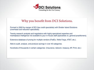 Dci Solutions Brochure | PPT