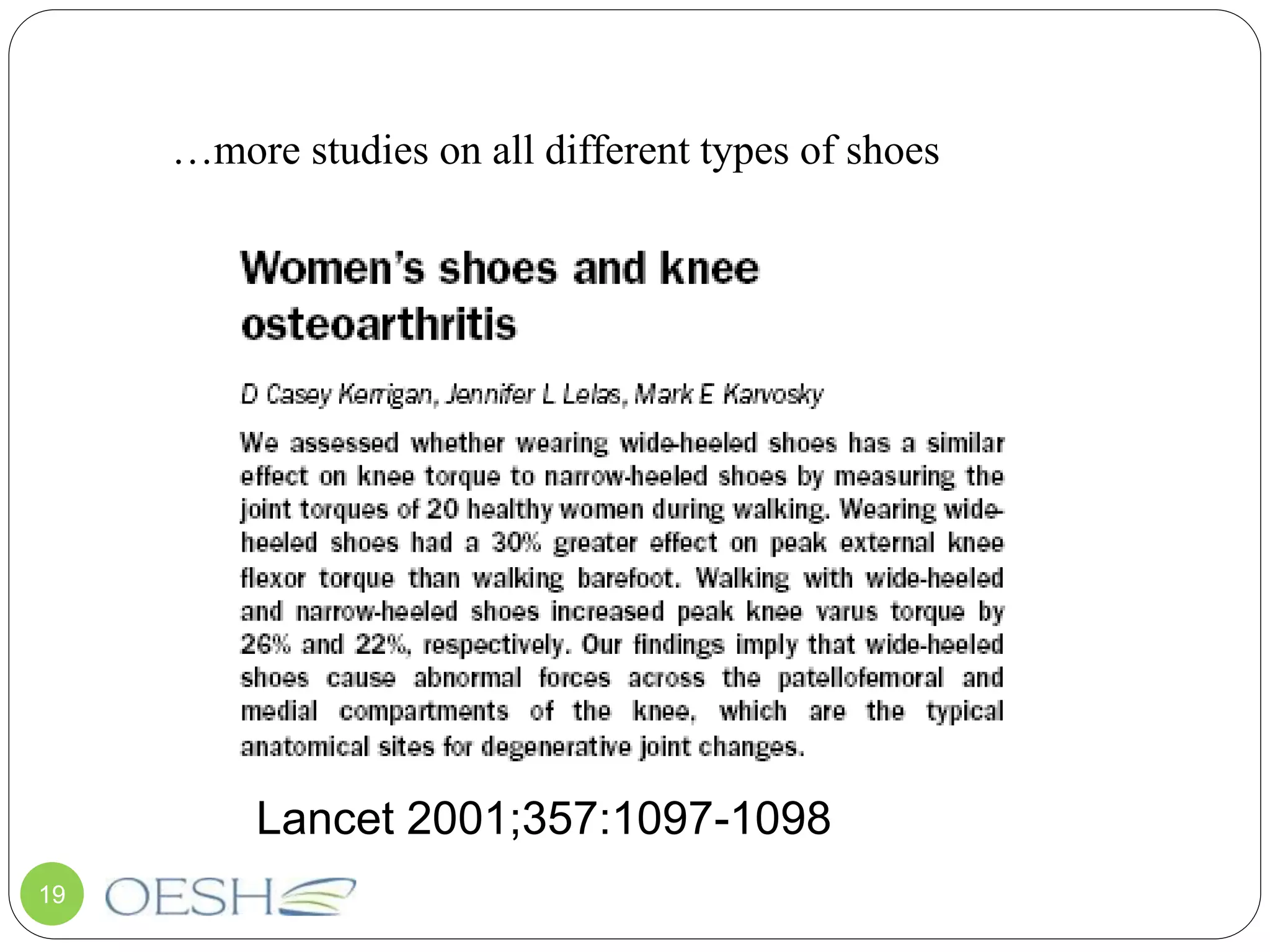 Healthy Shoe Design - How shoes affect joints | PPTX