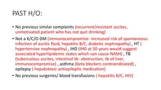 DCLD WITH ASCITIS case presentation Abdomen case | PPTX