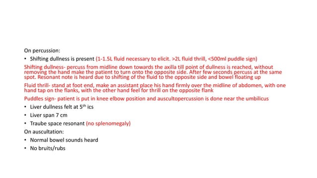 DCLD WITH ASCITIS case presentation Abdomen case | PPTX