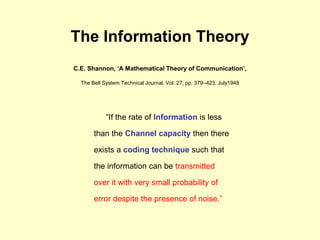 DC Lecture Slides 1 - Information Theory.ppt