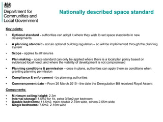 Housing Standards Review: DCLG Presentation | PPT