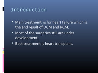 Dilated cardiomyopathy | PPT