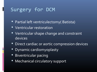 Dilated cardiomyopathy | PPT
