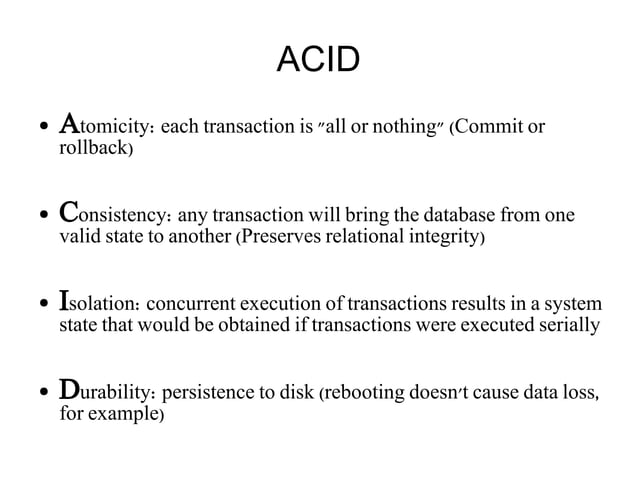 Database Consistency Models | PPT