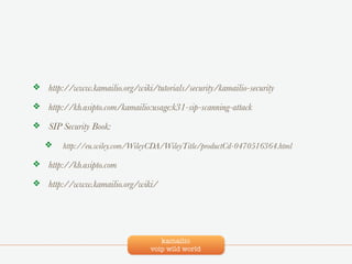 Kamailio and VoIP Wild World | PDF