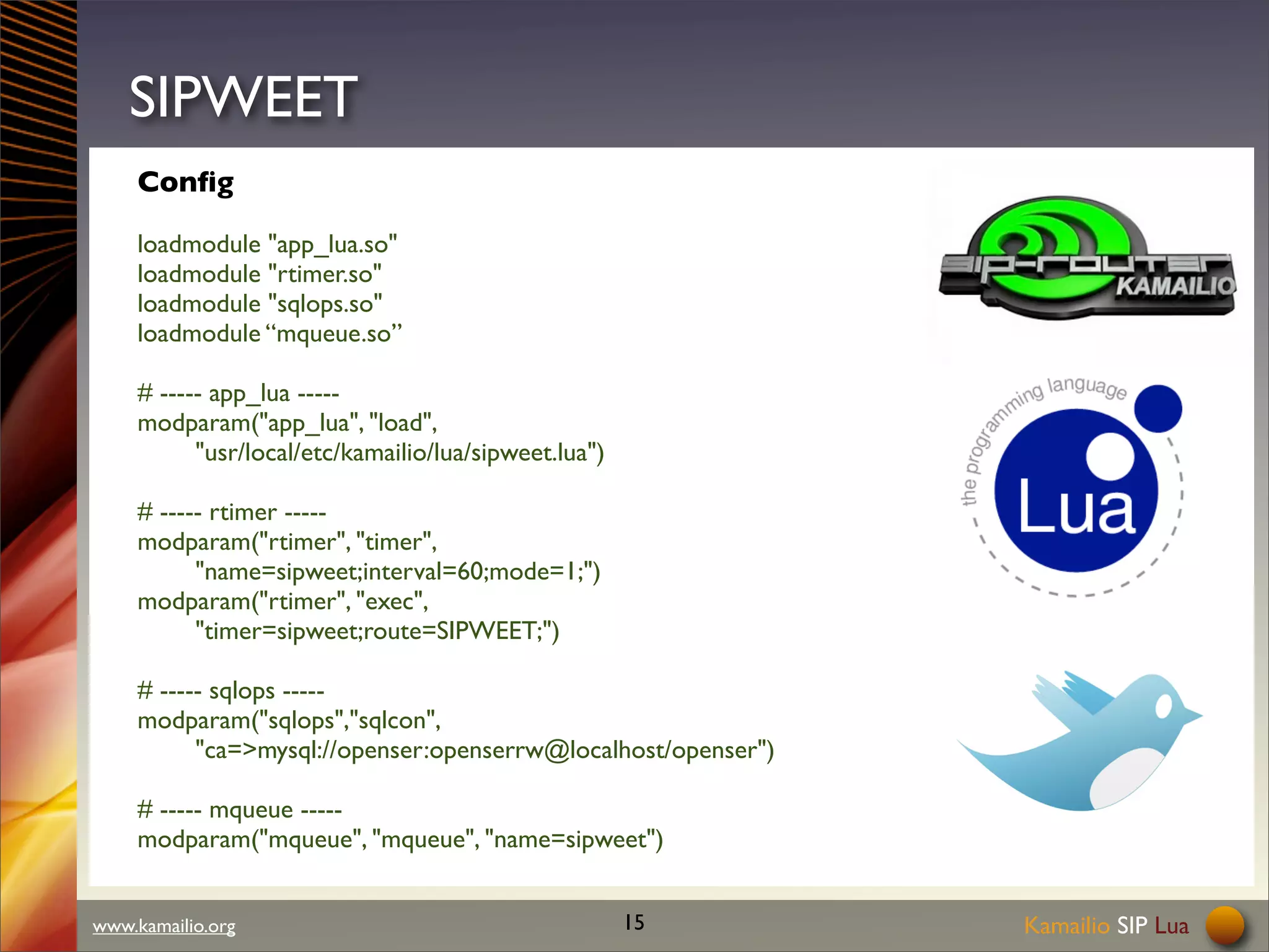 Kamailio Sip Routing In Lua Pdf Programming Languages Computing