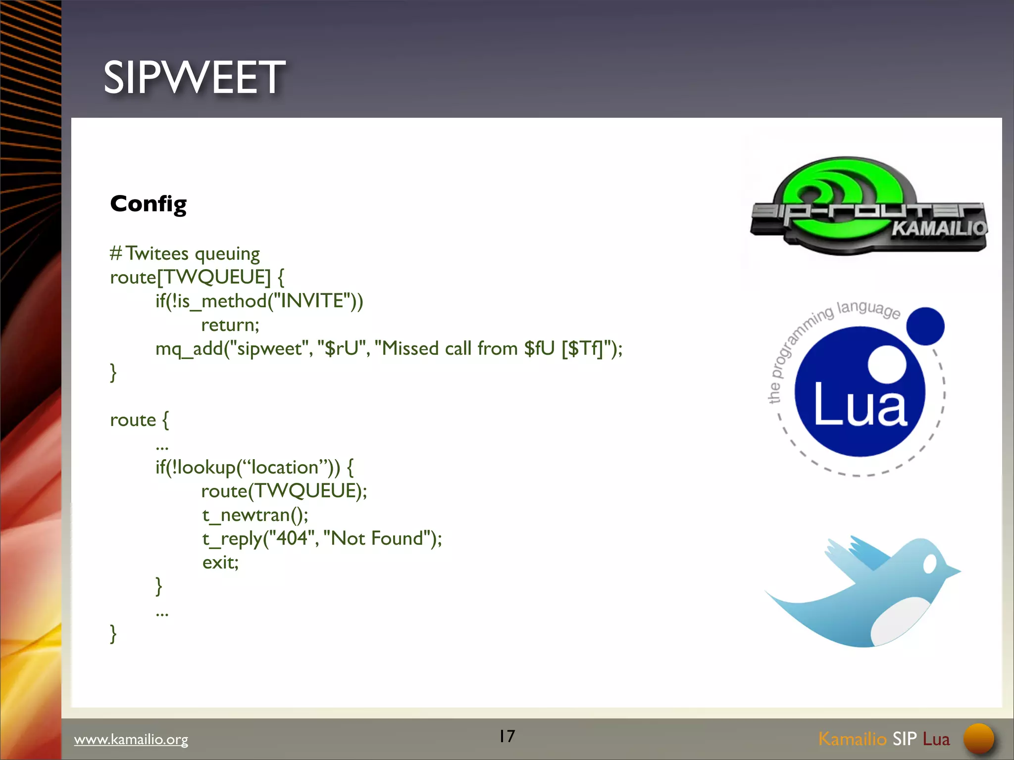 Kamailio - SIP Routing in Lua | PDF
