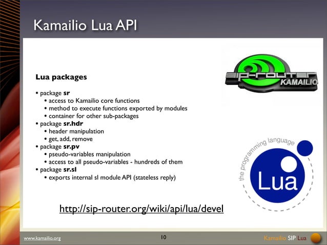 Kamailio Sip Routing In Lua Pdf Programming Languages Computing