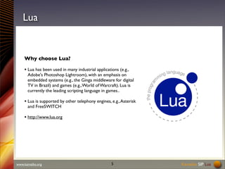 Kamailio - SIP Routing in Lua | PDF