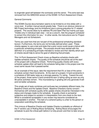 DCMA_14-Point_Assessment.pdf | Defense Industry | Industries