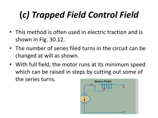DC Electrical Machine Modeling and speed control | PPT